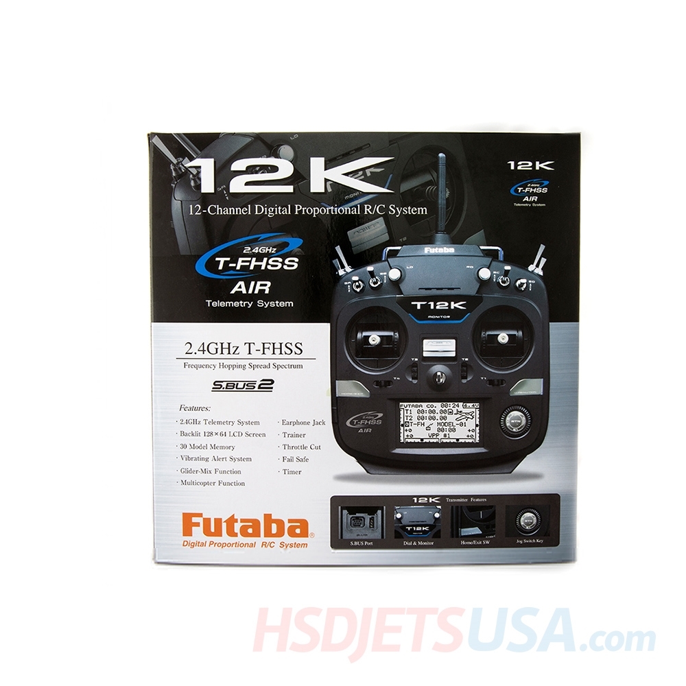 HSDJETSUSA. FUTABA 12K Transmitter–14-Channel Digital Proportional RC ...