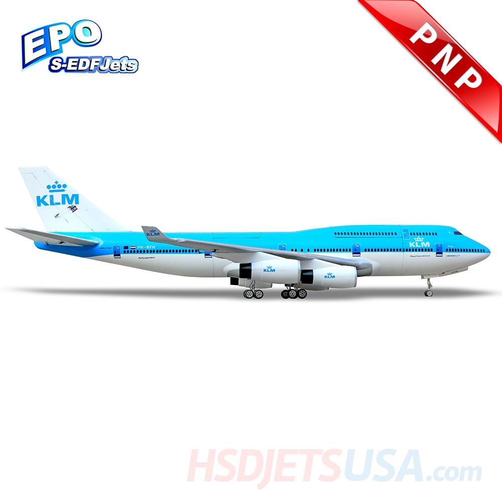 HSDJETSUSA. HSDJETS S-EDF90mmx4 HBY-747 KLM Colors PNP