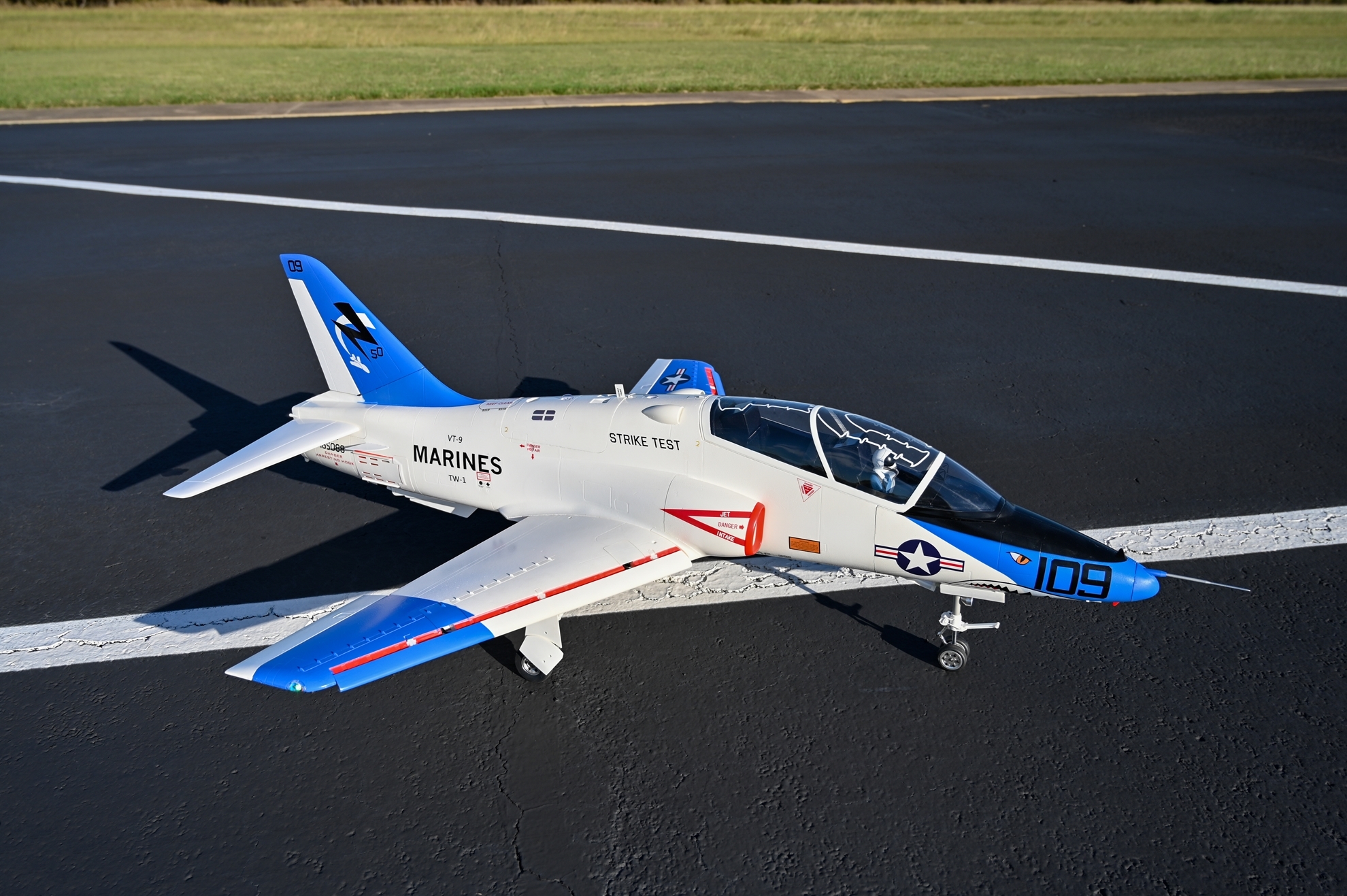 HSDJETSUSA. HSDJETS HT-45 Foam Turbine Navy Colors PNP
